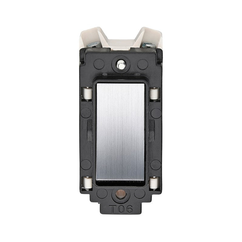 Crabtree 4530/6SC 10A 2 Way Switch Module Satin Chrome Black Trim – ETC ...