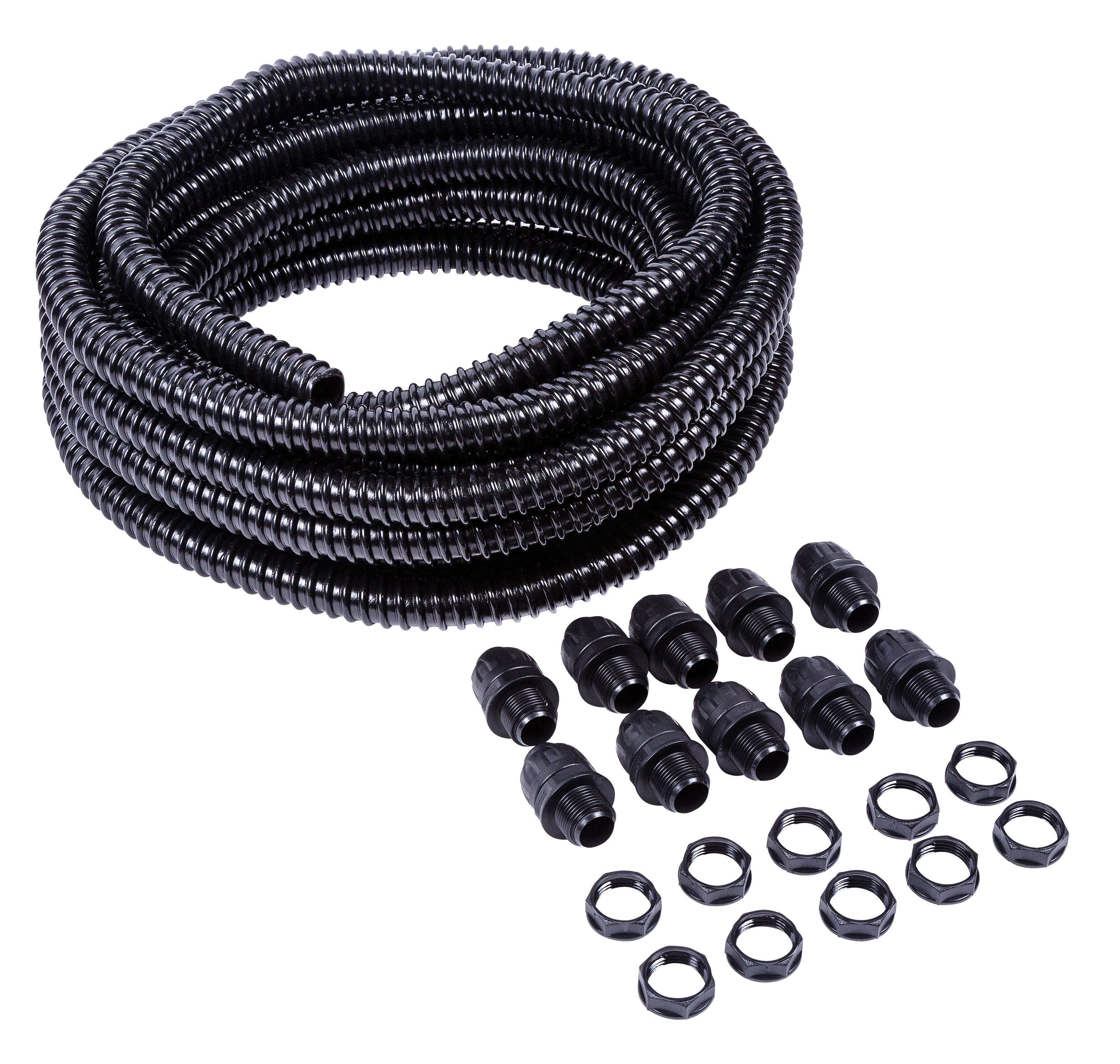 Niglon CPACK20 20mm PVC Spiral Contractor Pack with 10 Glands Black ...