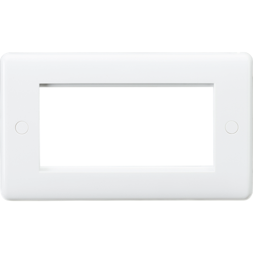 Knightsbridge CU4G 2 Gang 4 Module Euromodule Faceplate – ETC Electrical