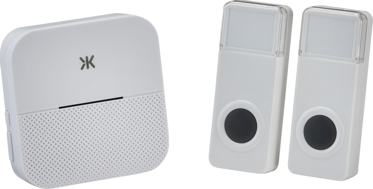 Wireless Door Bells Knightsbridge DC014 Wireless Dual Entrance Door ...