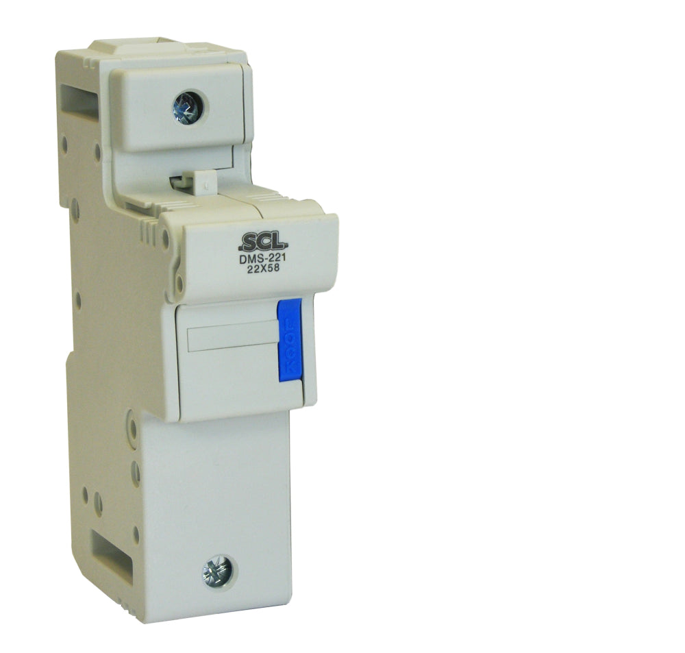 Switchtec DMS-221 SCL 125A Single Pole 22 x 58mm Din Rail Mount Fuse H ...
