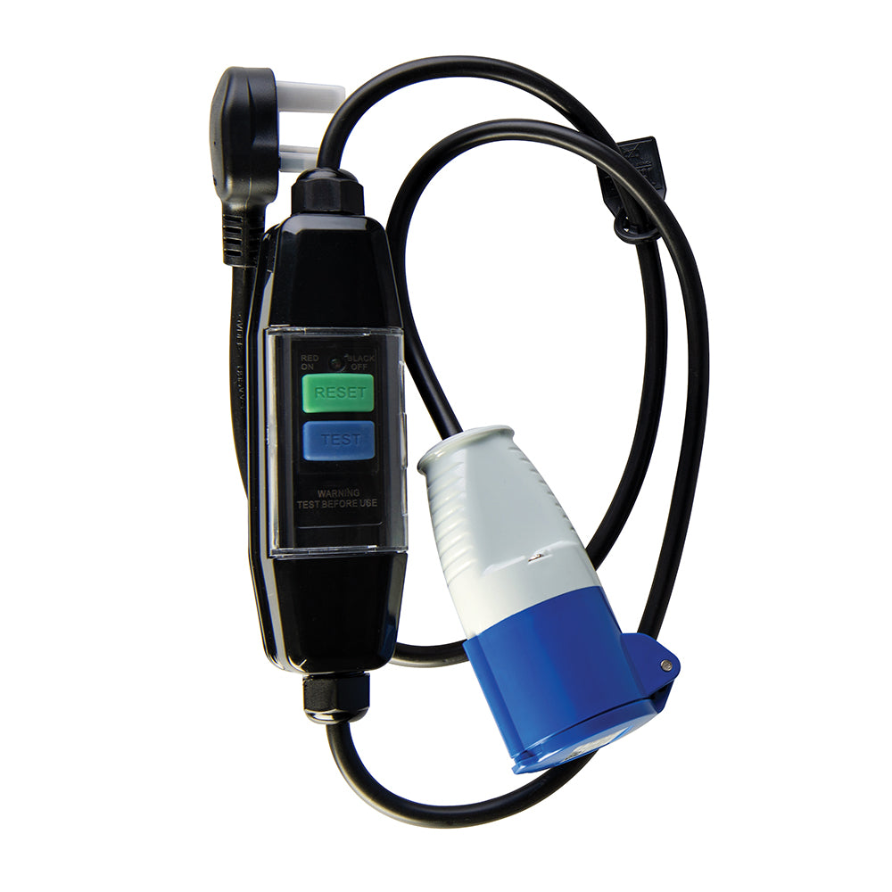 Defender E11085C 16A To 13A In-Line RCD Lead 230V 1 Metre – ETC Electrical