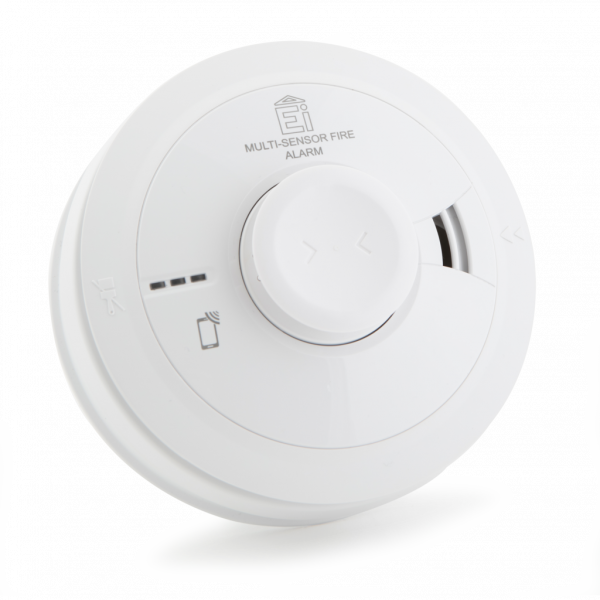 Aico EI3024 Multi Sensor Heat and Optical Smoke Alarm with 10 Year Rec ...