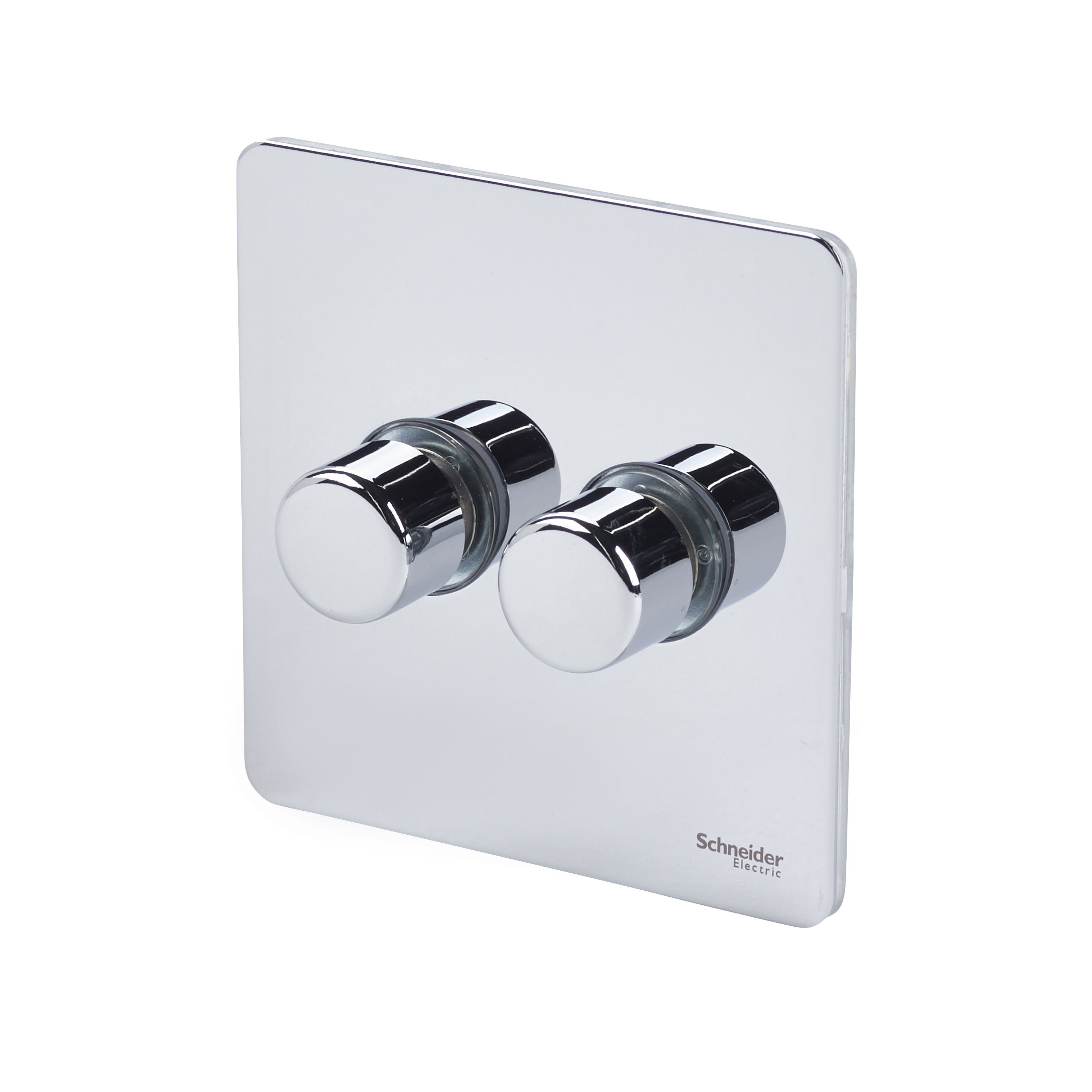 Schneider GU6422CPC 2 Gang 2 Way 250W Dimmer Polished Chrome – ETC ...