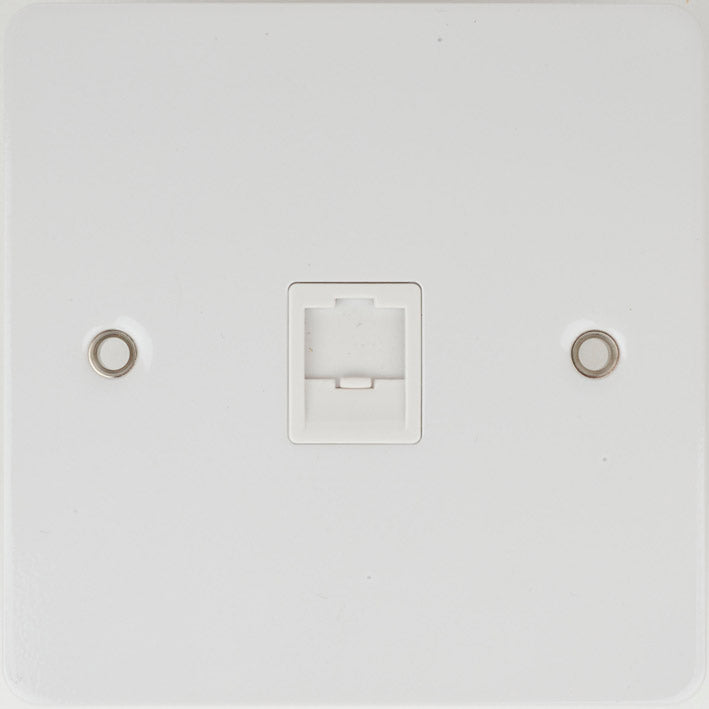 Schneider GU7271WPW 1 Gang RJ45 Cat 5 Data Outlet White Metal – ETC ...