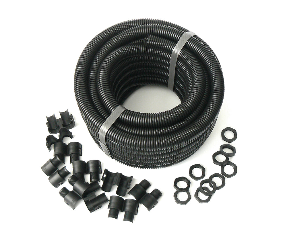 Term Tech M3210MCONNPK 32mm PVC Corrugated Conduit Pack with 10 Split ...
