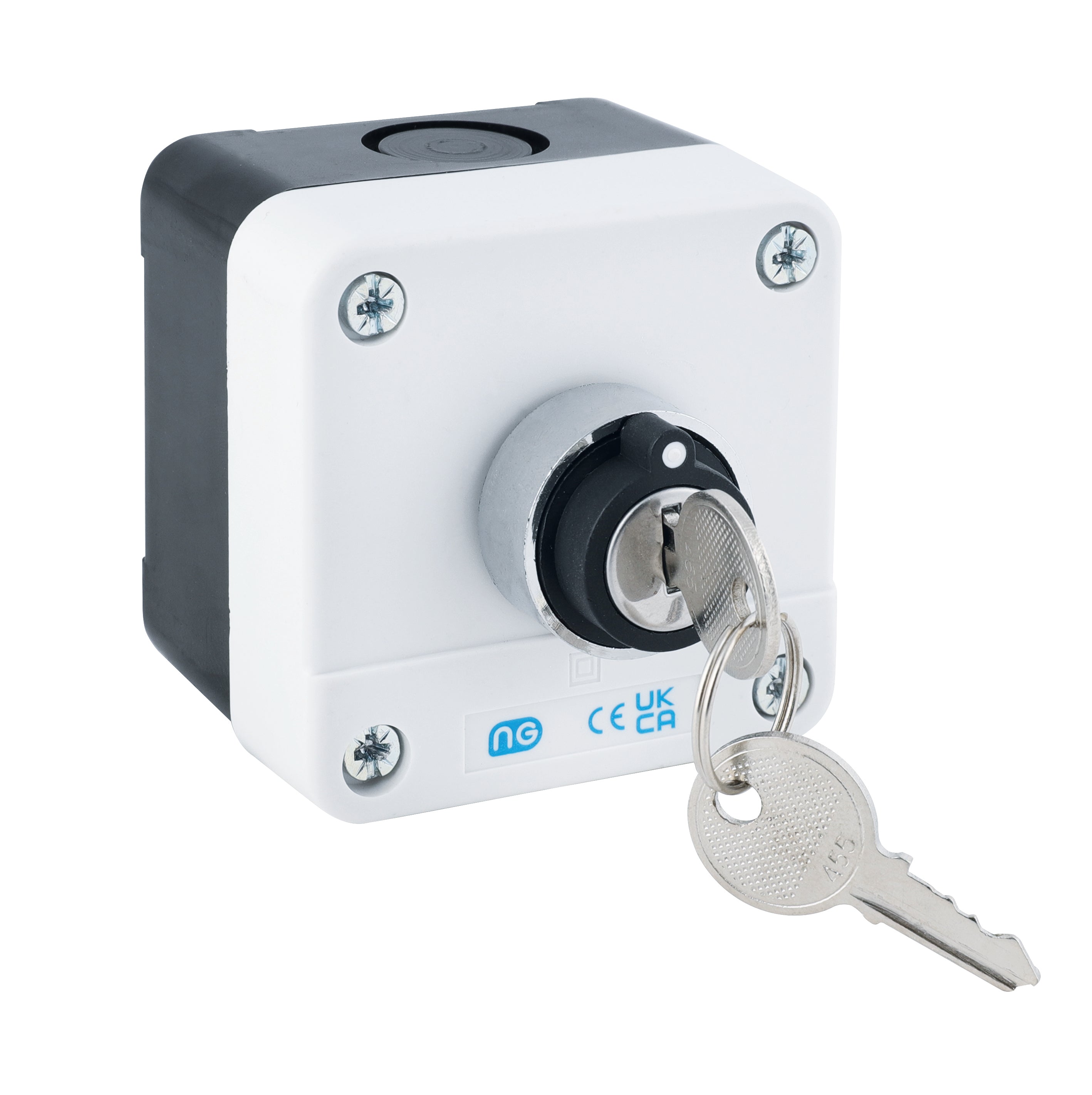 lon PPS1K3 1 Gang 3 Position Spring Return To Centre Keyswitch Station ...