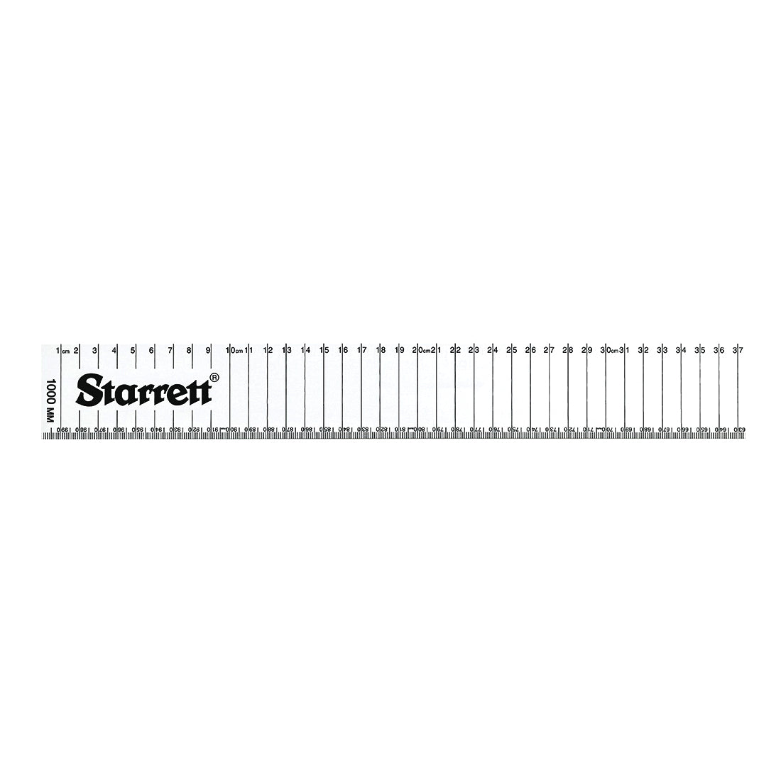 Starrett AMSE-1000 1000mm Aluminium Ruler – ETC Electrical
